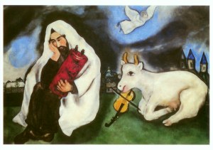 Einsamkeit , 1933 von Chagall Marc Kunst Postkarte und Museum Shop ...