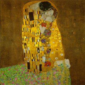 Der Kuss - 1907/08 von Klimt Gustav Kunst Postkarte und Museum Shop ...