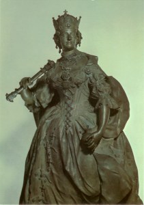 Kaiserin Maria Theresia im Ungar.Krönungsornat von Messerschmidt Franz ...