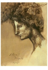 Portrait d'Alice Derain , 1905; buy this postcard of Picasso Pablo at ...
