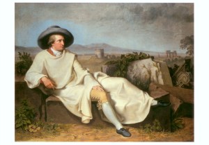 Goethe in der römischen Campagna von Tischbein Johann Heinrich Wilhelm ...